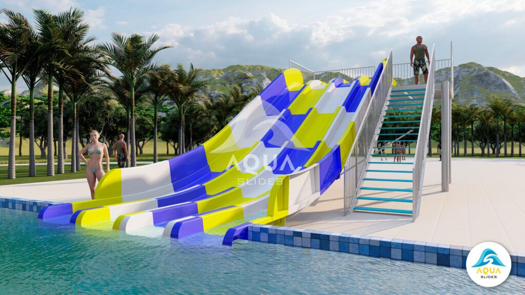 RAMP- SNAKE-HALF - Aqua Slides